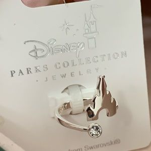 Disney | Jewelry | Disney Parks Jewlery Collection Silver Castle Ring ...